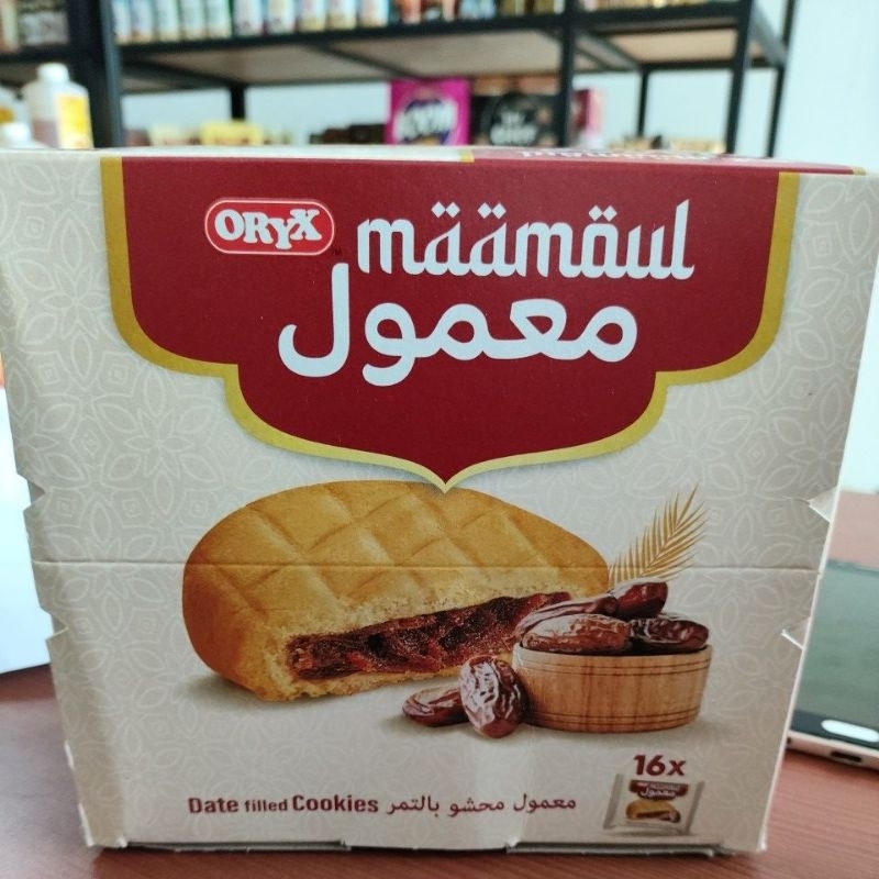 Jual MAAMOUL ORYX BISKUIT KURMA SAUDI ARABIA ISI 16 PCS / MAMOUL OLEH ...