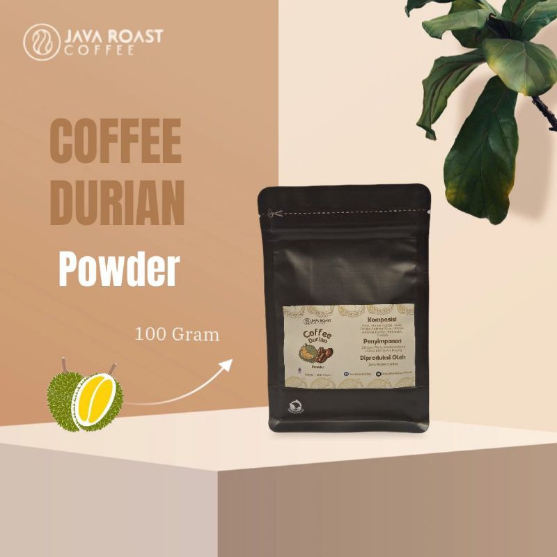 Jual Coffee Durian Instan 100gram - Sensasi Kopi dengan Rasa Durian ...