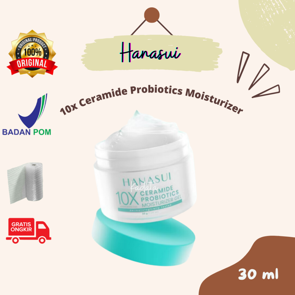 Jual Hanasui Ceramide Probiotics Moisturizer Gel - Pelembab Ringan ...