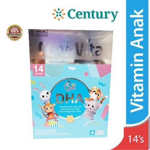 Jual COOL-VITA DHA GUMMY 1 BOX 14`S / DHA / VITAMIN ANAK | Shopee Indonesia