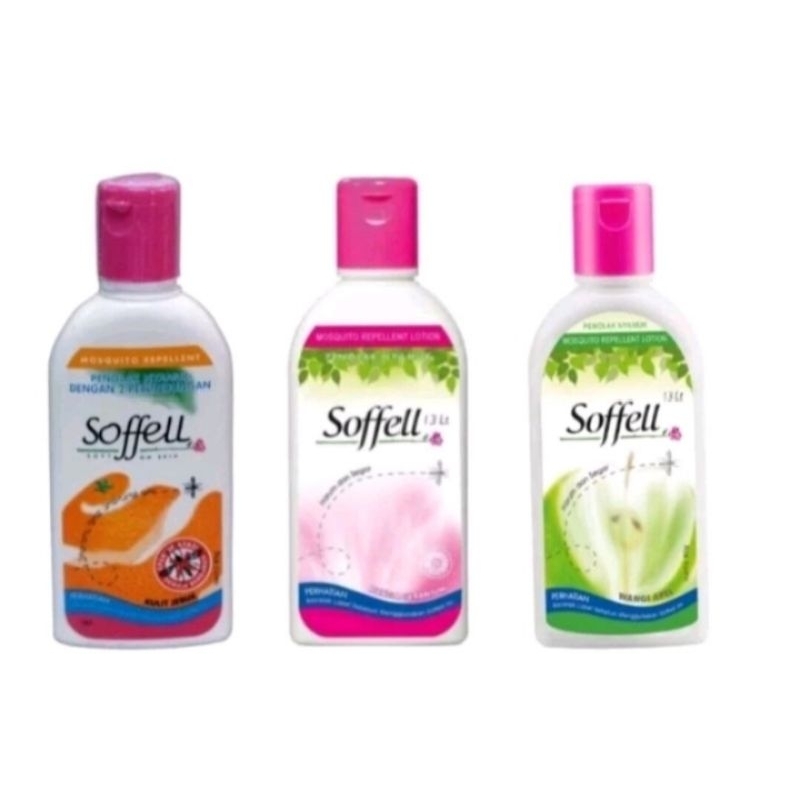 Jual SOFFELL LOTION ANTI NYAMUK 60ML KEMASAN BOTOL - SOFFELL 60ML ...