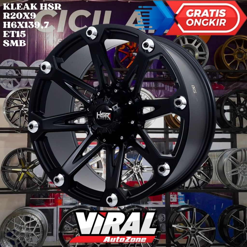 Jual Velg Mobil PAJERO , FORTUNER , EVEREST , MUX , HSR KLEAK RING 20 R20 MURAH | Shopee Indonesia