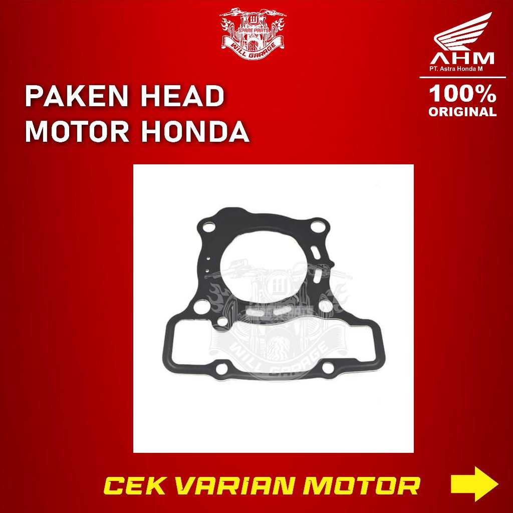 Jual PAKEN HEAD MOTOR HONDA ORIGINAL / VARIO / SONIC / CB150R / CB150X ...