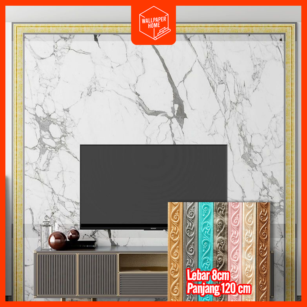 Jual List Dinding 3D Wall Border List 210 Cm x Lebar 8 Cm / Wallborder ...