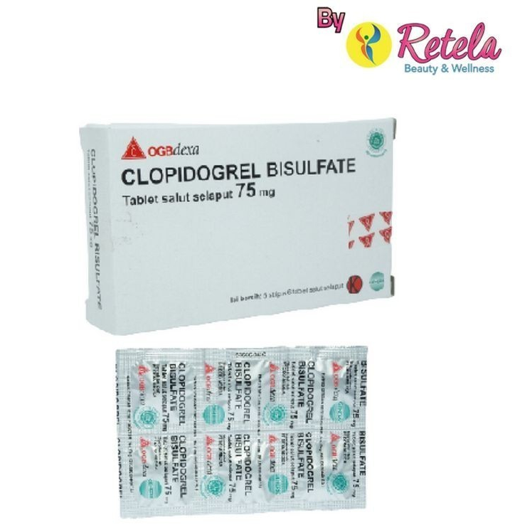 Jual Clopidogrel 75 Mg 1 Strip 6 Tablet (Gen-Dexa) | Shopee Indonesia
