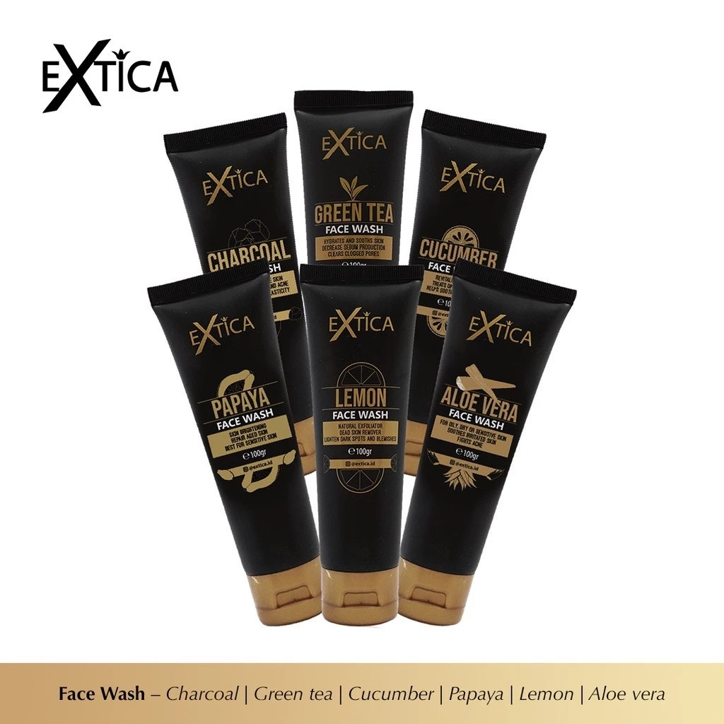Jual EXTICA Face Wash Sabun Muka BPOM 100gr | Shopee Indonesia