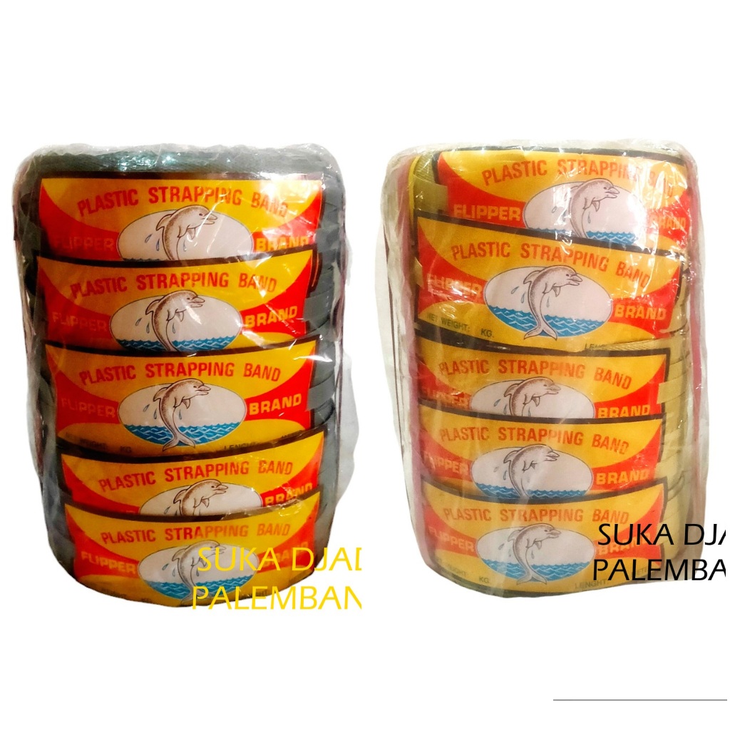 Jual Flipper Plastic Strapping Band. 1 ikat isi 5 Roll | Shopee Indonesia
