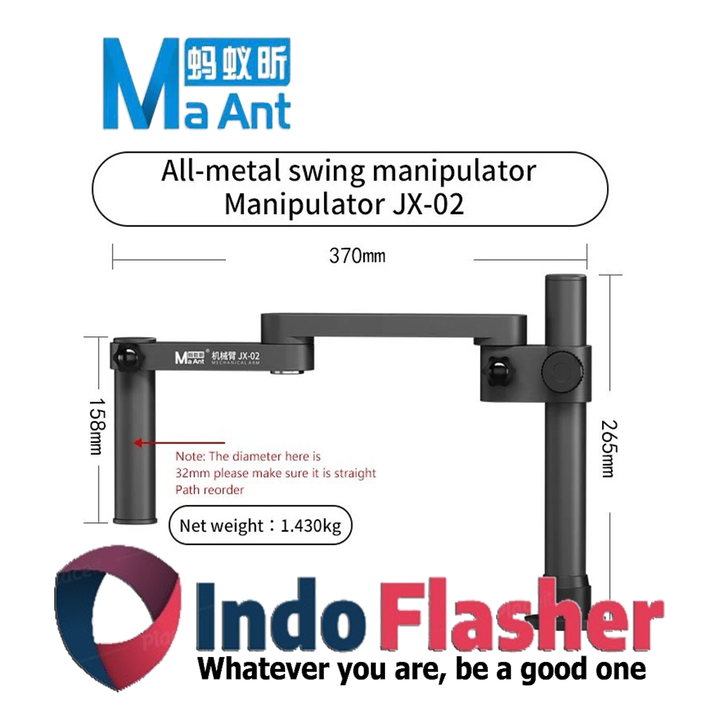Jual MaAnt Robotic Arm Jx-02 Microscope Swinging Robot Arm 360 Rotation ...