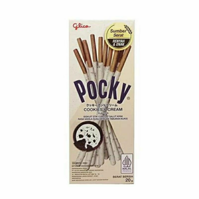 Jual Pocky biskuit stik cookies & cream 20g | Shopee Indonesia