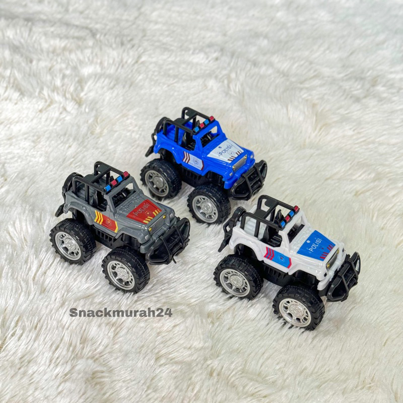 Jual Jeep Mini Polisi Star Rider Pull Back Off Road Vehicle | Shopee ...