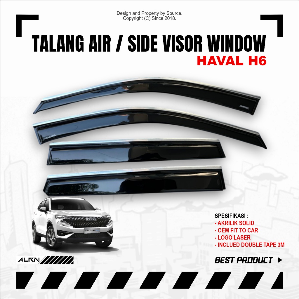 Jual TALANG AIR MOBIL - SIDE VISOR WINDOW FOR HAVAL H6 | Shopee Indonesia