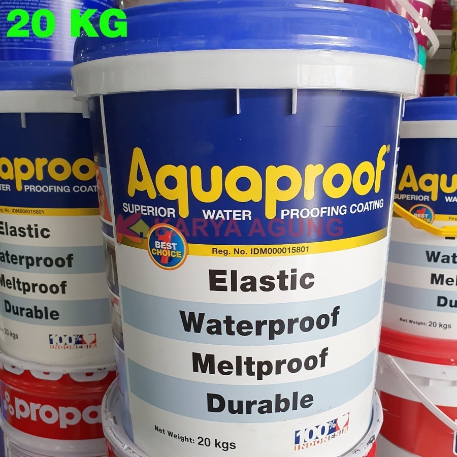 Jual AQUAPROOF Cat Pelapis Anti Bocor 20 KG / Cat Tembok Waterproof ...