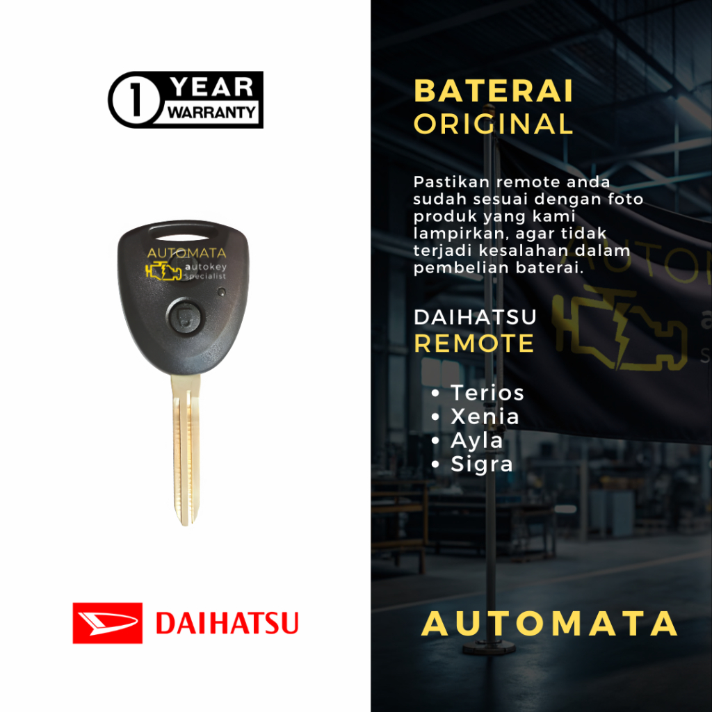 Jual Baterai Remote Daihatsu Ayla Original Panasonic | Shopee Indonesia