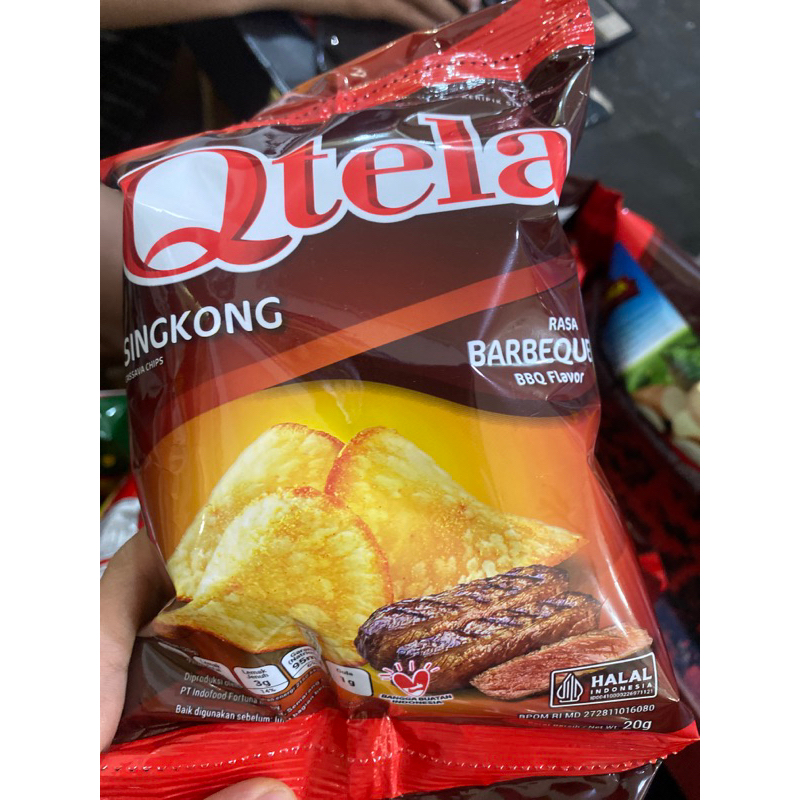 Jual Qtela 20gram BBQ ( isi 10 pcs ) | Shopee Indonesia