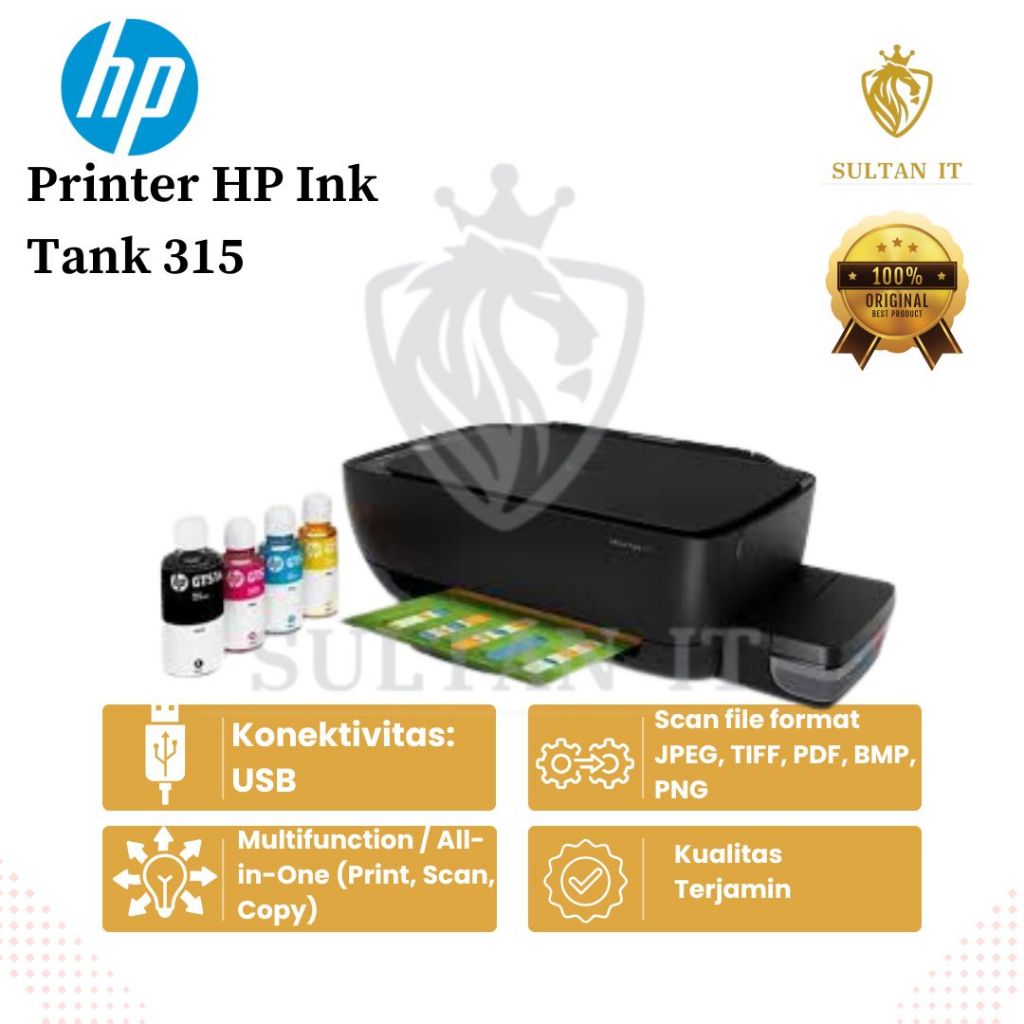 Jual Printer HP Ink Tank HP 315 All in One Wifi Original | Shopee Indonesia