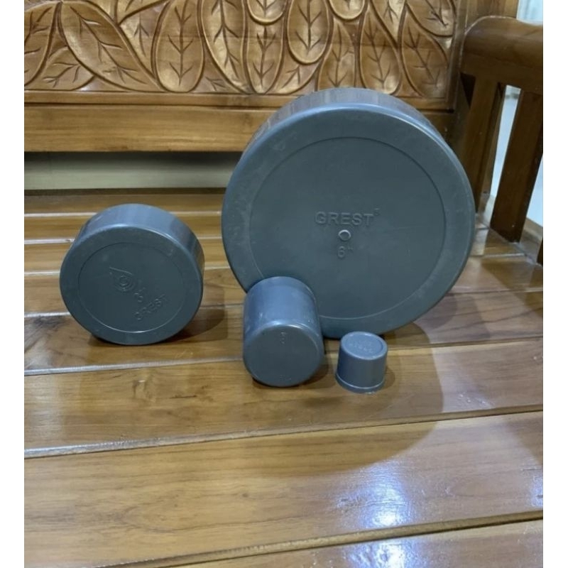 Jual Alat fitting tutup dop plug plugh end cap polos pipa PVC paralon ...