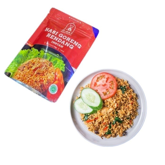 Jual Ransum instant nasi goreng rendang instant H-Eat | Shopee Indonesia