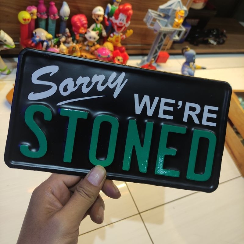 Jual PLAT WEED STONED SIGN HIGH LIFE 420 / BISA KASTEM SUKA-SUKA JUGA ...