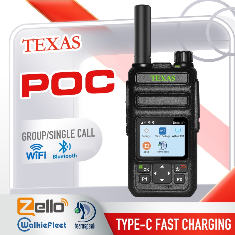 Jual HT TEXAS POC 4G ZELLO/WALKIEFLEET/TEAMSPEAK WALKIE TALKIE SIM 4G WIFI TU2T | Shopee Indonesia