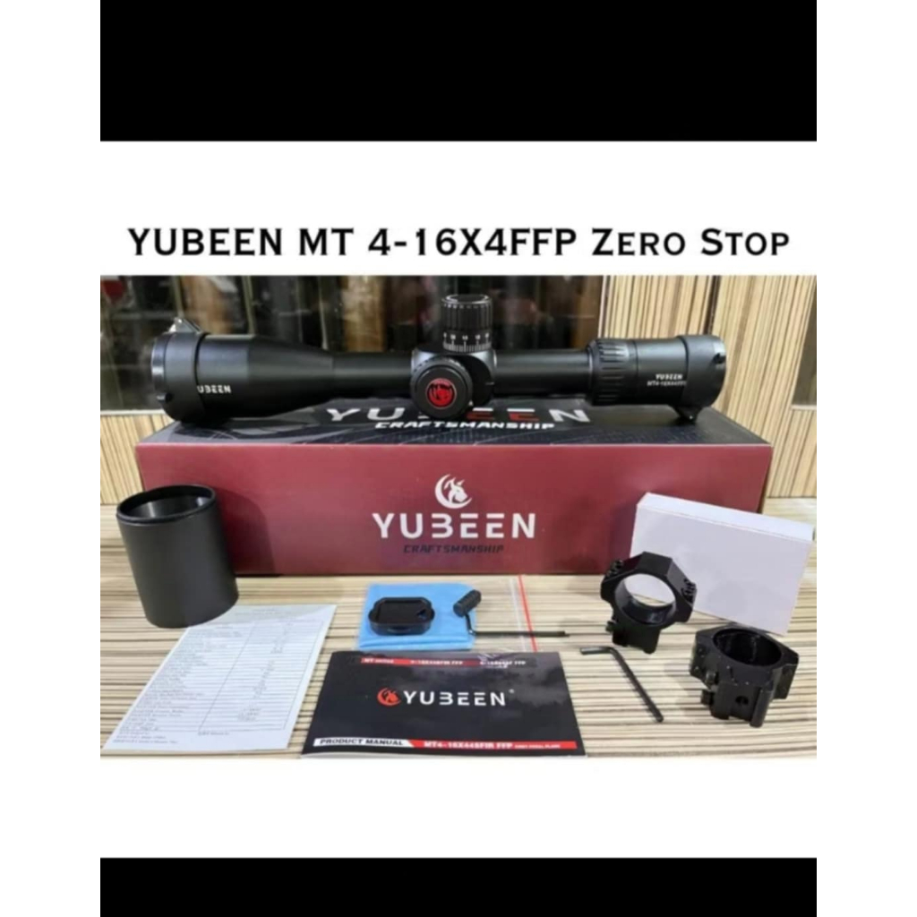 Jual Teleskop Yubeen MT 4-16X44 FFP Zero Stop | Shopee Indonesia
