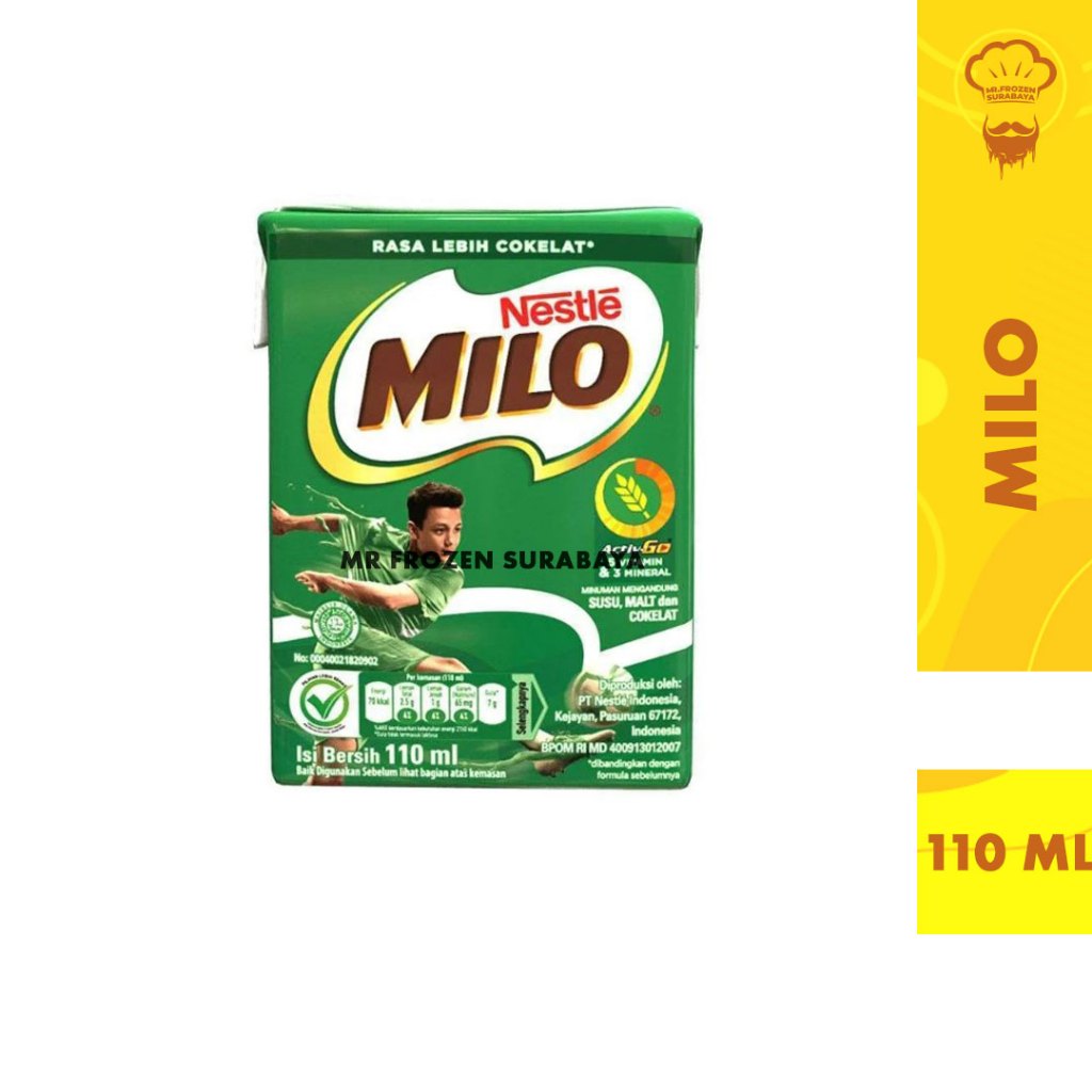 Jual Susu Milo Coklat UHT mini 110ml | Shopee Indonesia