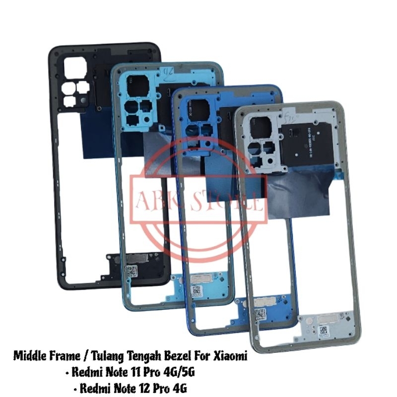 Jual BEZZEL - TULANG TENGAH BEZEL XIAOMI REDMI NOTE 11 PRO 4G/5G - NOTE ...