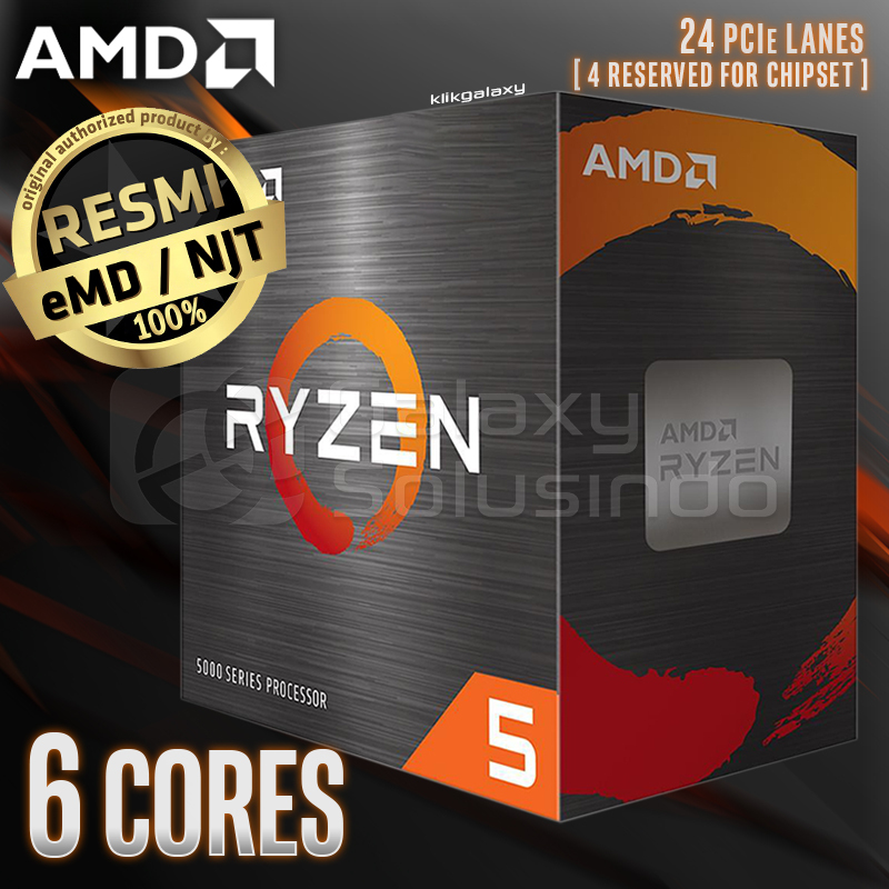 Jual AMD Ryzen 5 5500 6 Core + 12 Thread AM4 - Processor | Shopee Indonesia