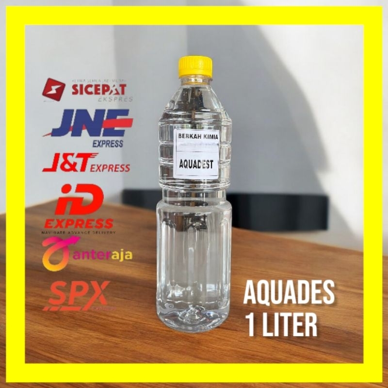 Jual Aquadest / Air Suling / Distilled Water - 1 liter | Shopee Indonesia