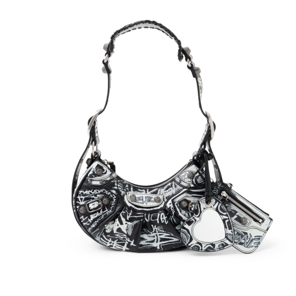 Jual BALENCIAGA Le cagole XS graffiti shoulder bag | Shopee Indonesia