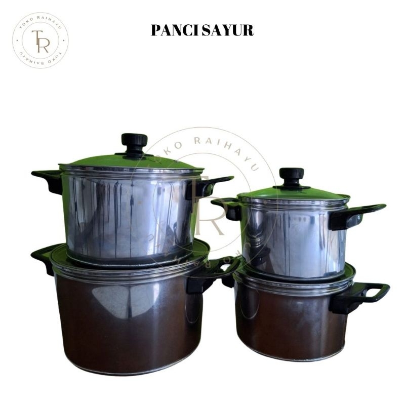 Jual Panci sayur masak sayur stainless steel | Shopee Indonesia