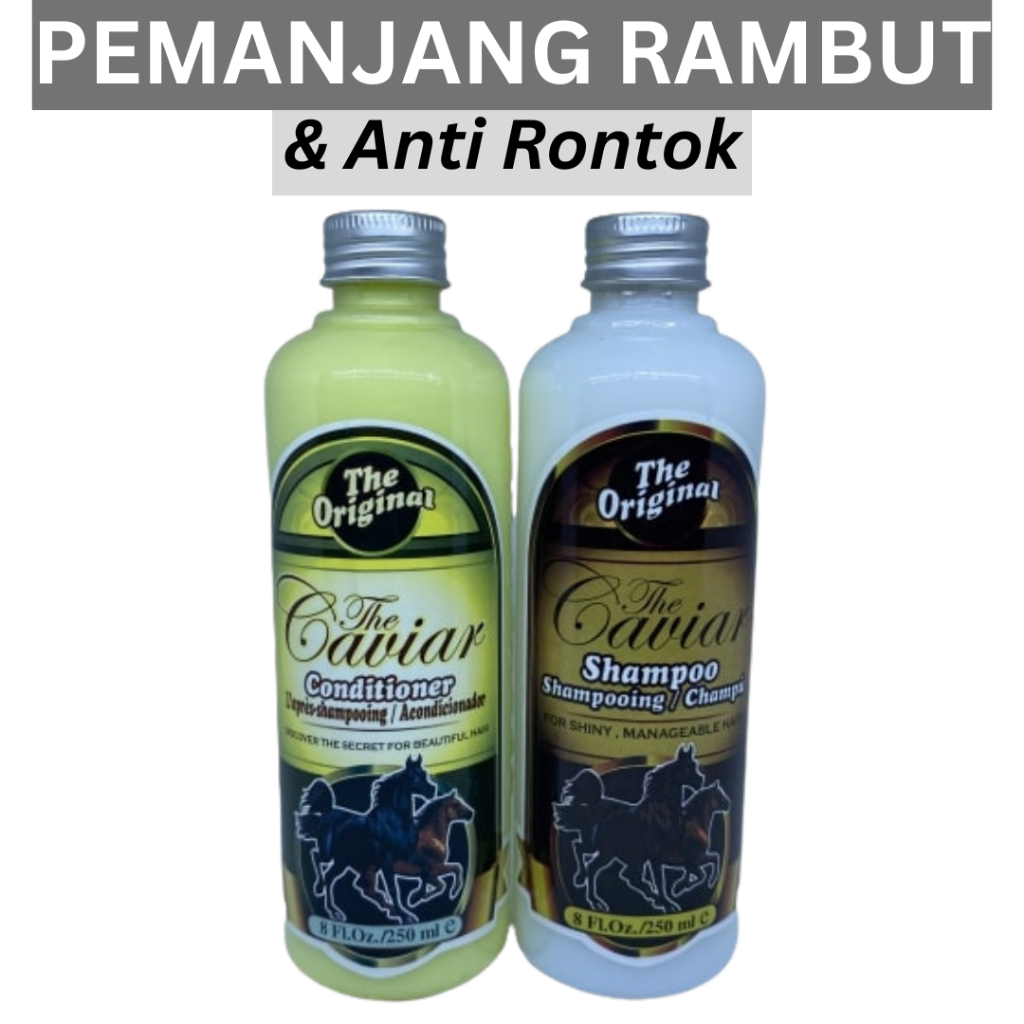Jual Shampoo Kuda Caviar 2in1 Pemanjang Penumbuh Rambut Cepat Anti ...