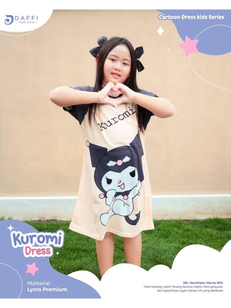 Jual Cartoons Dress Kids Ori by DAFFI // baju anak gambar kartun | Shopee Indonesia
