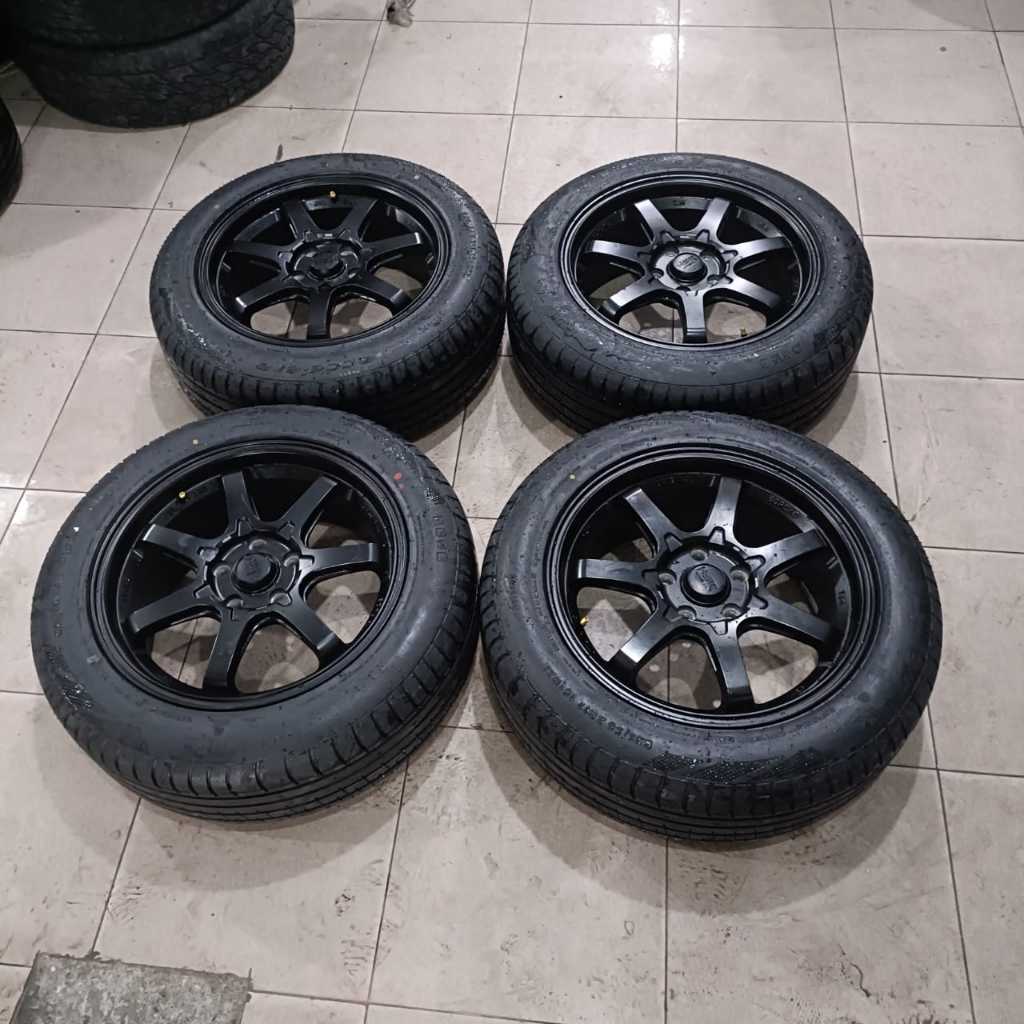 Jual VELG SEKEN RACING HSR BOROKO TJH RING 17 LEBAR 7,5/ET45 PCD 5X114,3 PLUS BAN | Shopee Indonesia