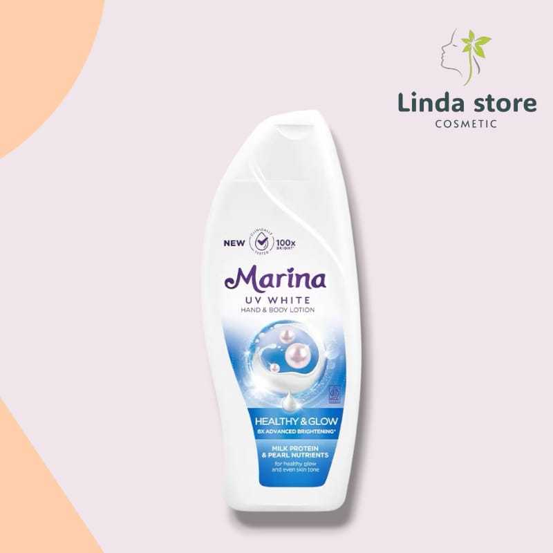 Jual MARINA BODY LOTION UV WHITE HEALTHY AND GLOW 185ML | Shopee Indonesia
