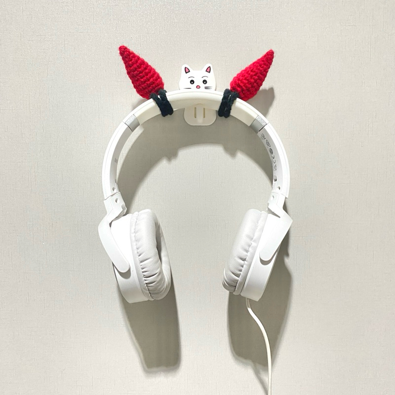 Jual [Crochetzy] Devil Horns Headphone Crochet Aksesoris Hiasan Headset ...