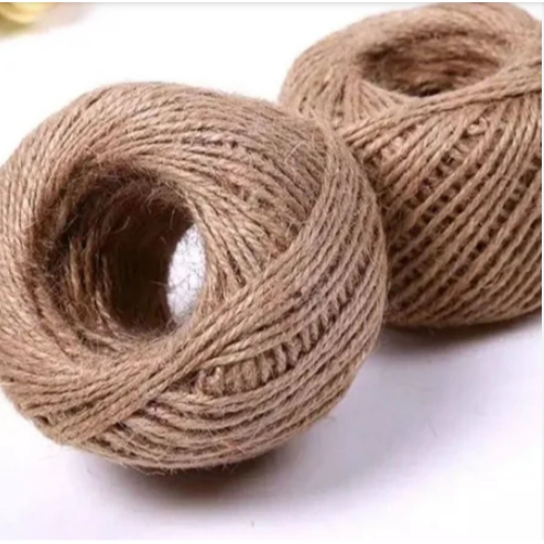 Jual Tali Rami Goni / Tali Serat Goni 2 Ply 3Ply / Jute Rope 50 gram 50 ...