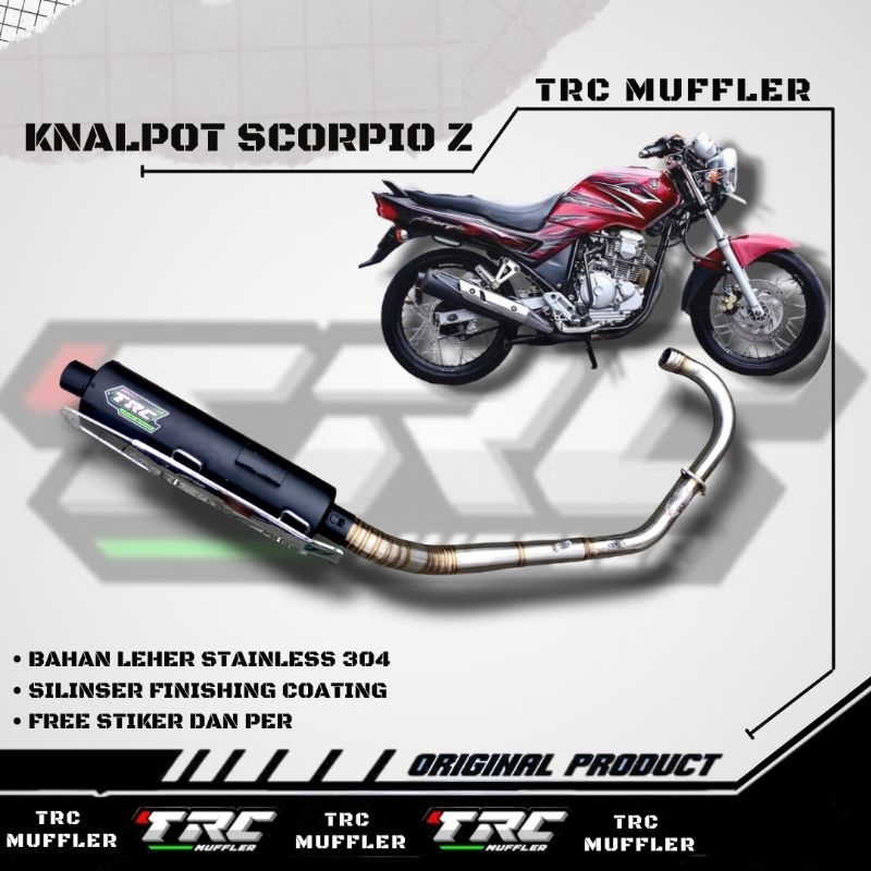 Jual Knalpot standar racing scoprio PNP scorpio trc muffler | Shopee ...