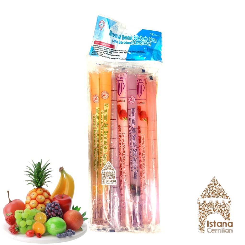 Jual Minuman Agar Jeli Pudding Stik JADUL Aneka Rasa (isi 12 sticks ...