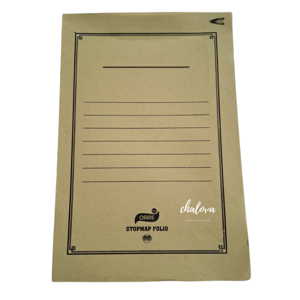Jual [PAK] MAP KERTAS ORIRE FOLIO ISI 50 LEMBAR / STOPMAP F4 / STOFMAP ...