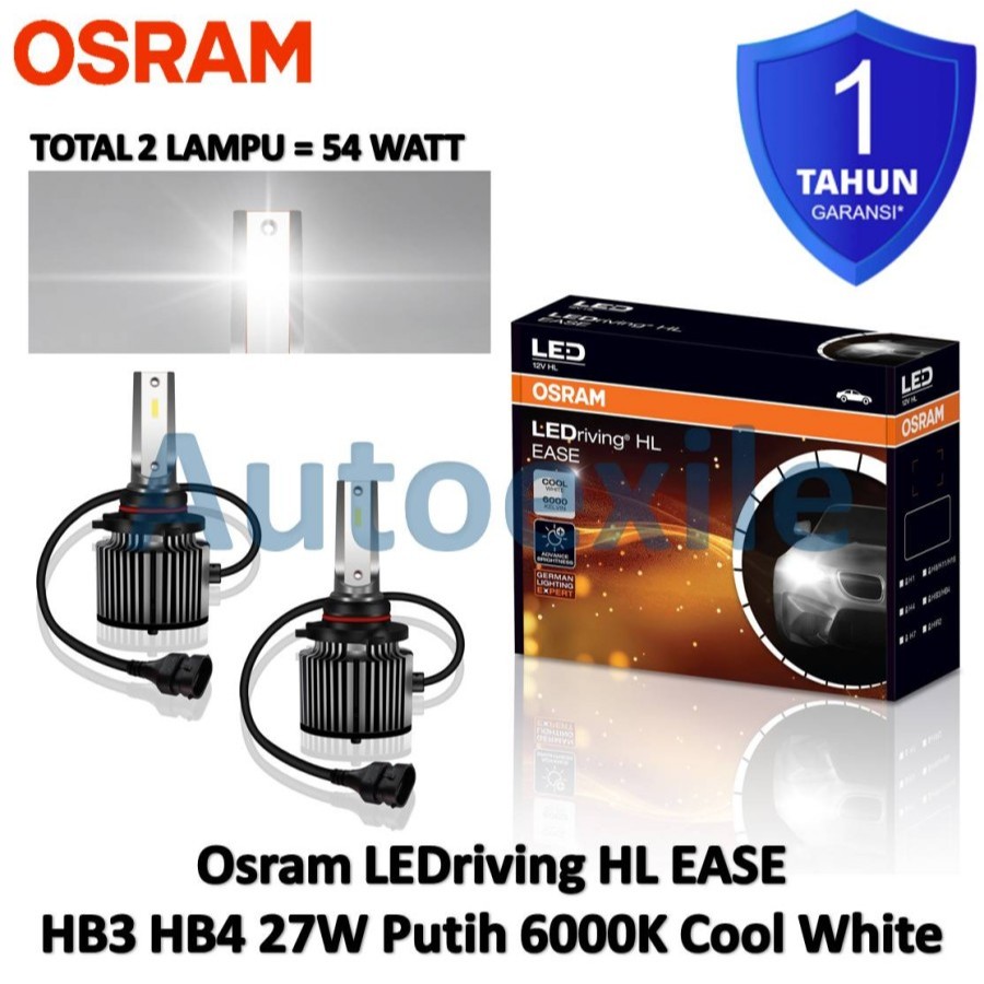 Jual Update Lampu Mobil LED Osram HB3 HB4 27W Premium Next Level Cool ...