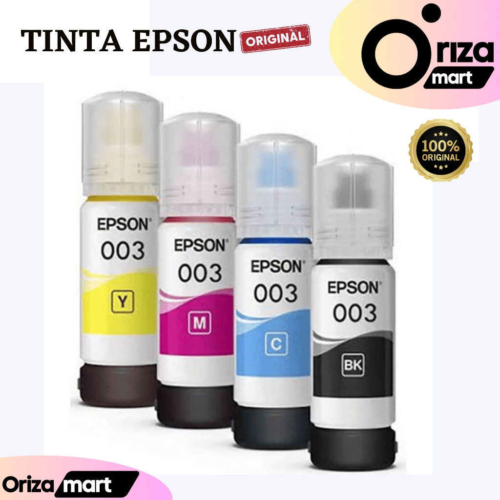 Jual TINTA EPSON 003 ORIGINAL TIPE PRINTER L SERIES L1110 L3110 L5190 ...