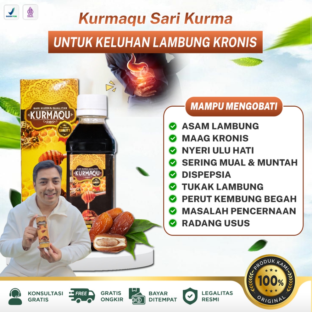 Jual Obat Radang Usus Asam Lambung Madu Lambung Original Sari Kurma ...