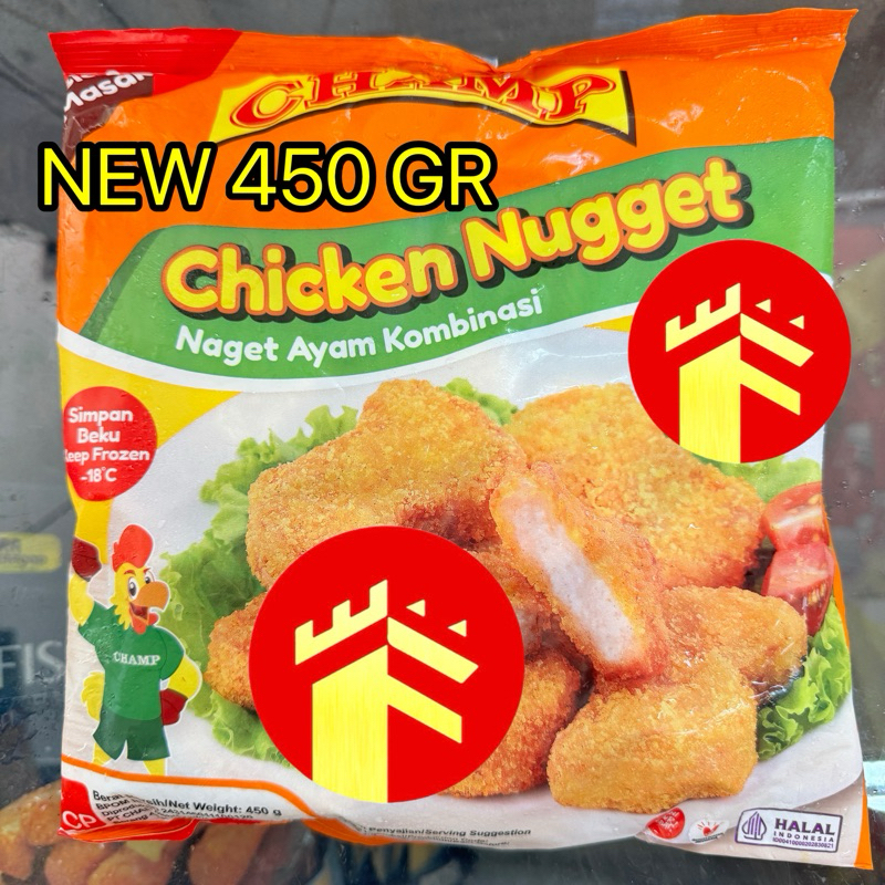 Jual CHAMP CHICKEN NUGGET 1 KG 500 GR | Shopee Indonesia