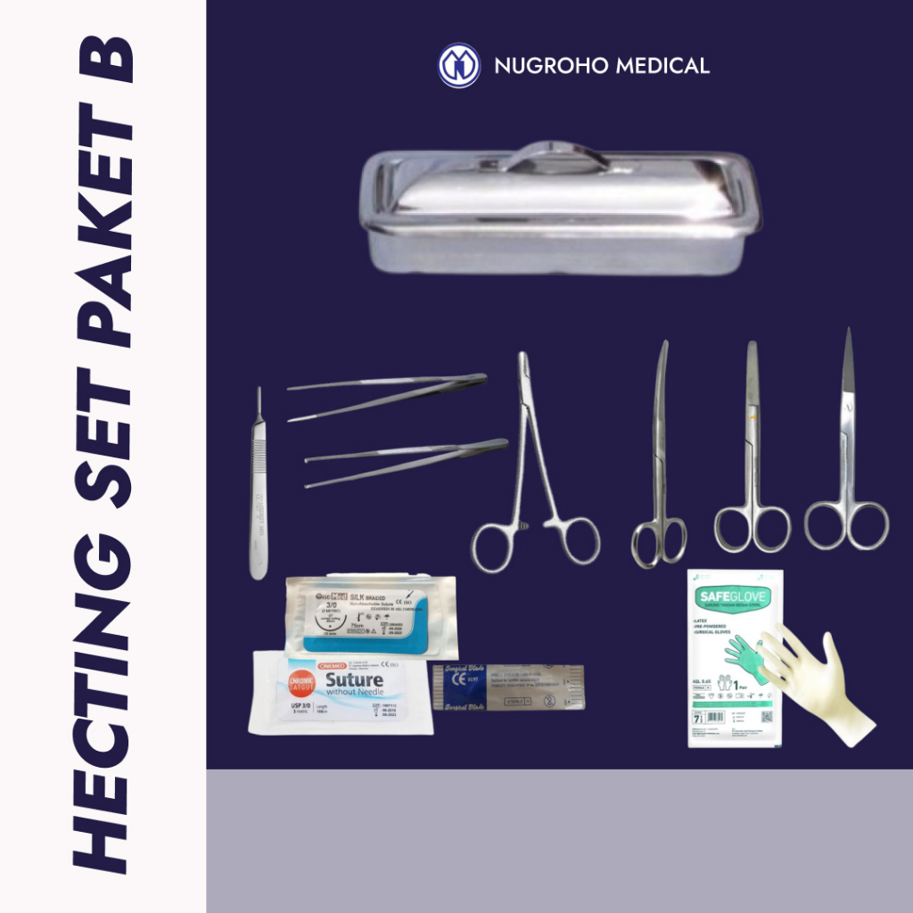 Jual Minor Set / Hecting Set Bak Instrumen Paket B Lengkap Jual Hecting ...