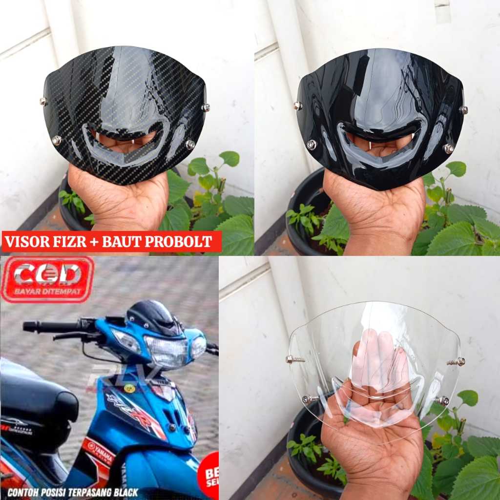 Jual VISOR AKRILIK PNP FIZR 125Z 125ZR JUPITER Z1 SATRIA HIU 2 TAK VEGA ...