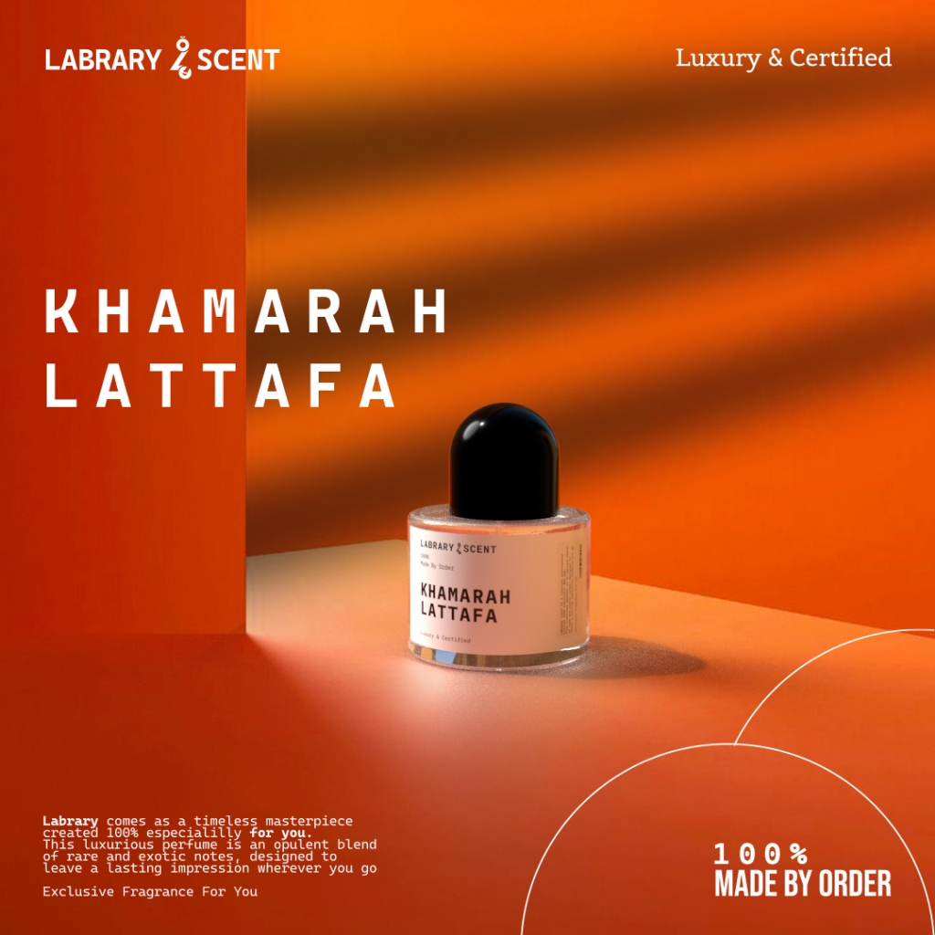 Jual Labrary Perscent Khamarah Lattafa Parfum Pria dan Wanita tahan ...
