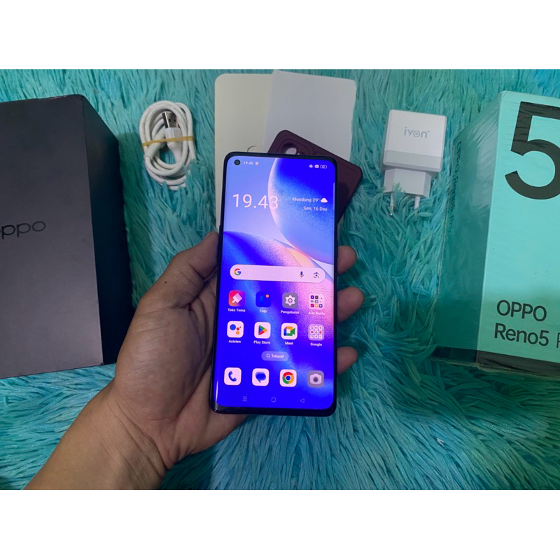 Jual OPPO RENO 5 PRO 5G 12/256 BEKAS ORIGINAL SECOND | Shopee Indonesia