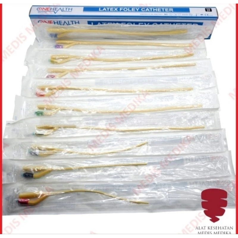 Jual Foley Catheter Silicone Coated Latex Foley Kateter | Shopee Indonesia