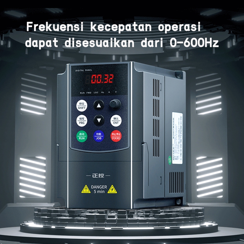 Jual Inverter Frekuensi Converter Input 3phase 380V Output 3phase 380V Speed Controller Variabel ...