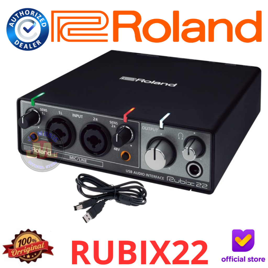 Jual Roland Rubix22 USB Audio Interface Roland Rubix 22 Soundcard ...